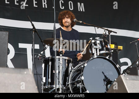 Julien Barbagallo of Tame Impala performs at the 2015 Bunbury Music ...