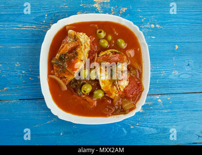 Moroccan Fish Stew Stock Photo - Alamy