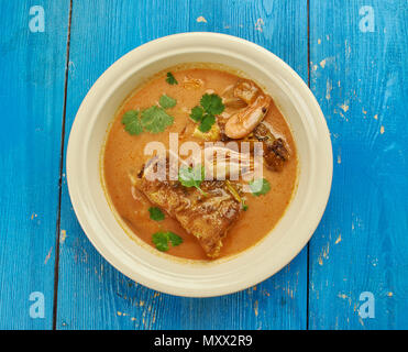 Jamaican Mackerel Run Down, stew dish in Jamaican cuisine and Tobago ...