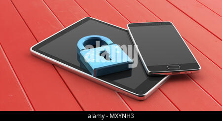 GDPR security concept background, 3d render Stock Photo - Alamy