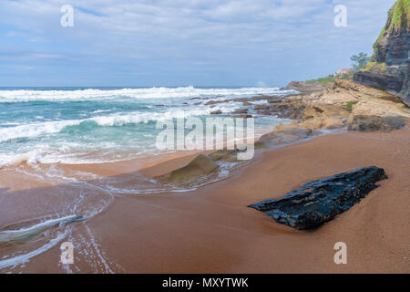 Beach landscape, Shakas Rock, seaside vacation destination, KwaZulu ...