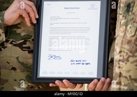 Col. Robert E. Lee Magee, commander, 3rd Armored Brigade Combat Team ...