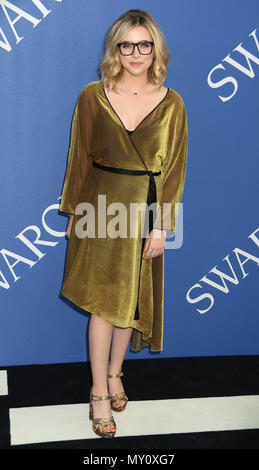 Delaney Tarr attends the 2018 CFDA Awards at the Brooklyn Museum in New ...