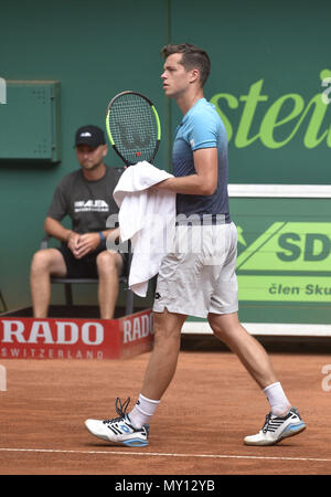 Prostejov, Czech Republic. 05th June, 2018. Czech tennis player ADAM ...