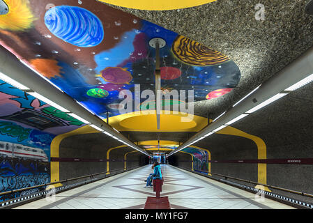 Graffiti in a subway, Bavaria, Germany Stock Photo - Alamy
