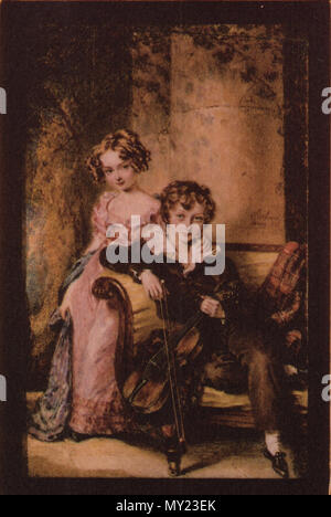 . Miss Mary and Master Patrick Stirling, portrait miniature . 1826 ...