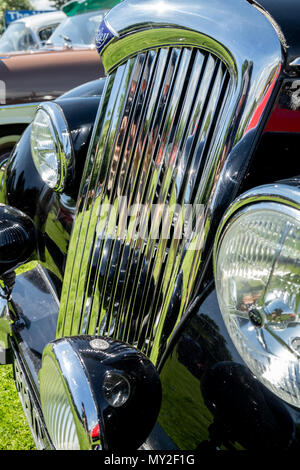 Riley classic British car Grill Riley classic British car automobile ...