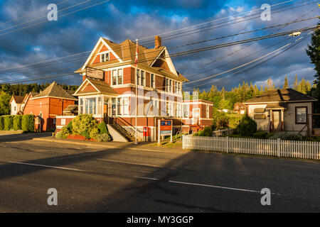 Union Bay Gaolhouse, Union Bay, British Columbia, Canada Stock Photo ...