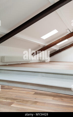 Interior nice loft, wide empty room Stock Photo - Alamy