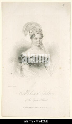 . English: Madame Fodor of the Opera House (Joséphine Fodor-Mainvielle ...