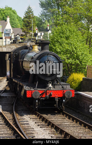 Locomotive GWR 3802 after a major refurbishment it was built in 1938 ...