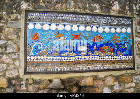 mosaic made by brixham community college 2001 Stock Photo - Alamy