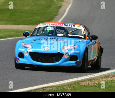 Aidan Hills, Mazda MX-5 Mk3, Mazda MX5 SuperCup, TCR UK Race weekend ...