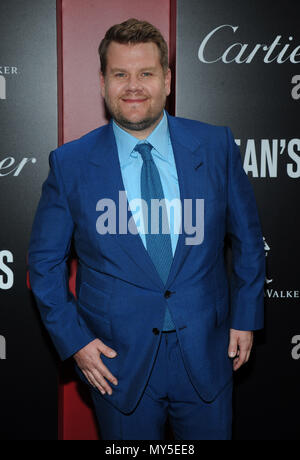 James Corden attends the world premiere of "Cats" at Alice Tully Hall ...