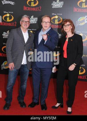 John Walker, Brad Bird and Nicole Paradis Grindle attending the Disney ...