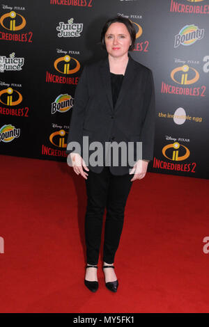 Sarah Vowell at the World Premiere of Disney-Pixar's 'Incredibles 2' at ...