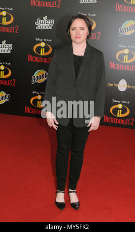 Sarah Vowell at the World Premiere of Disney-Pixar's 'Incredibles 2' at ...