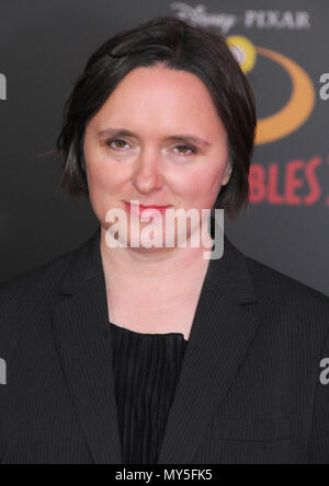 Sarah Vowell at the World Premiere of Disney-Pixar's 'Incredibles 2' at ...