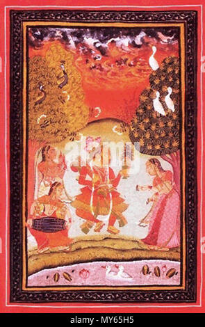 Raga Vasant - Uniara Ragamal Stock Photo - Alamy