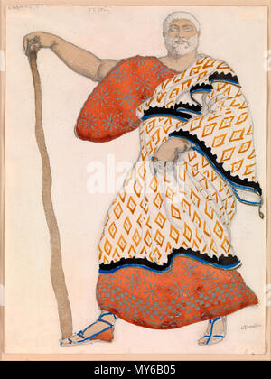 'Oedipus at Colonus' by Bakst is a costume and set design for a ballet ...