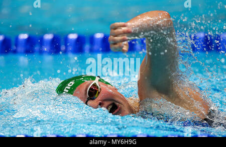 BUDAPEST, HUNGARY - JULY 23: Kaylene Corbett of South Africa in the ...