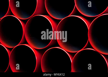 PVC pipes in warehouse Stock Photo - Alamy