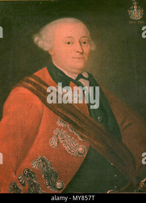 . English: Mathias Leth (1704-1783), Danish nobleman, estate owner, and ...