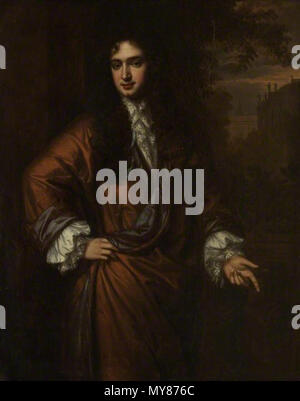 Portrait of John Wilmot, 2nd Earl of Rochester (1647-1680) English poet ...