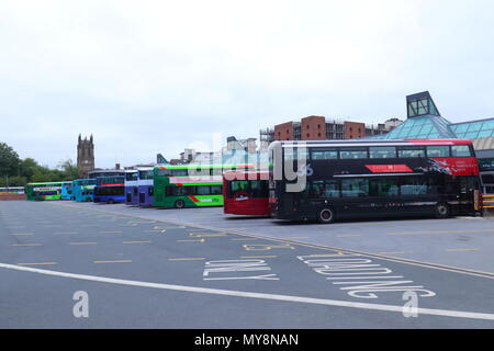 The 36 bus run by The Harrogate Bus Company which runs between Leeds ...