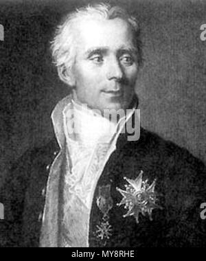 Pierre-Simon Laplace (1749-1827). Historical portrait of the French ...