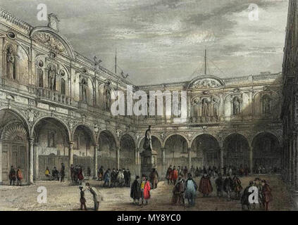 . Royal Exchange, Destroyed by fire Jany 10th 1838. A commemorative ...