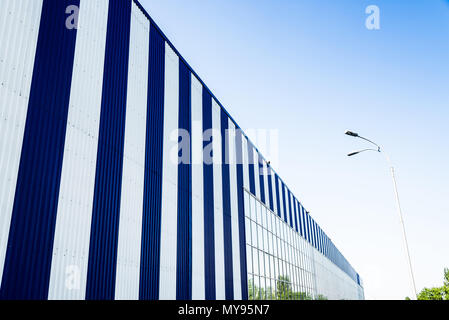Windows white stripes glass facade Stock Photo - Alamy