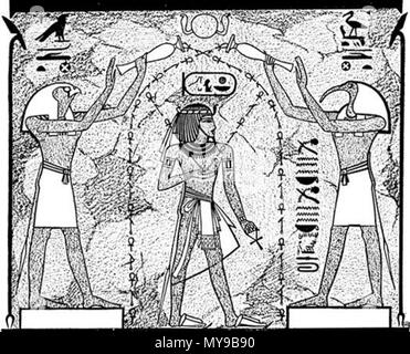 . Anointing of an Ancient Egyptian king with oil . between 1901 and ...