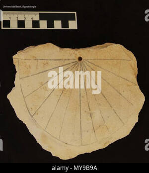 . English: World's oldest Sundial, from Egypt's Valley of the Kings (c ...