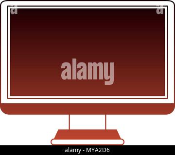 Computer screen technology red lines Stock Vector Image & Art - Alamy