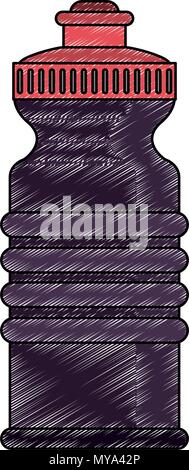 Thermo water bottle scribble Stock Vector Image & Art - Alamy