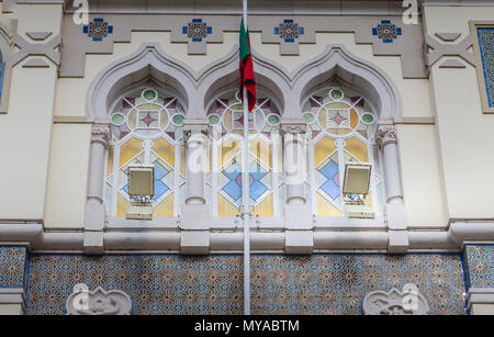 The Banco de Portugal in Faro, Portugal, has elegant Moorish ...