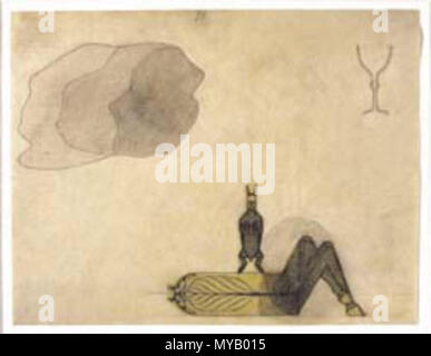 August Natterer Neter artwork 1919 Stock Photo - Alamy