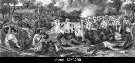 Battle of Mudki 1845 Henry Martens 1849 Stock Photo - Alamy