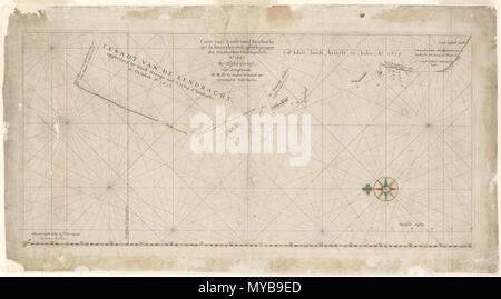 . This is an image of Hessel Gerritszoon's 1627 map of the north west ...
