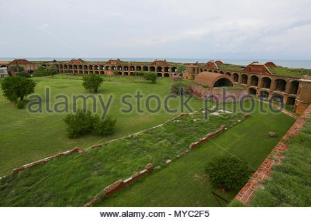 Inside Fort Jefferson and the Dry Tortugas National Park Florida USA ...