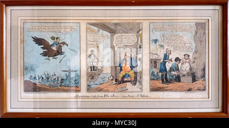Napoléon par Cruikshank Stock Photo - Alamy