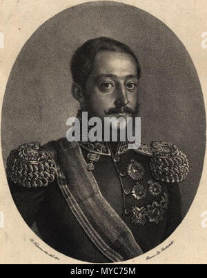 . English: Dom Miguel I, King of Portugal, c.1830. circa 1830. Dom ...