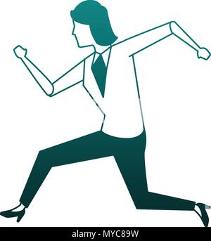 Executive businesswoman avatar blue lines Stock Vector Image & Art - Alamy