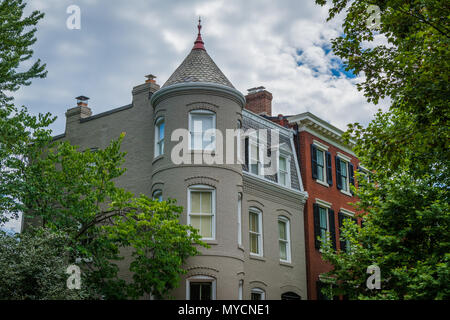Row houses in Georgetown, Washington, DC Stock Photo - Alamy