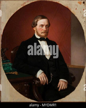 Efim Fedorovich Guchkov by Carl Johan Lasch (1860, GIM Stock Photo - Alamy
