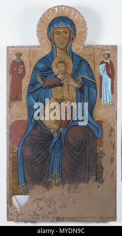 The 'Madonna del Museo d'Arte Sacra di Certaldo,' painted by the ...