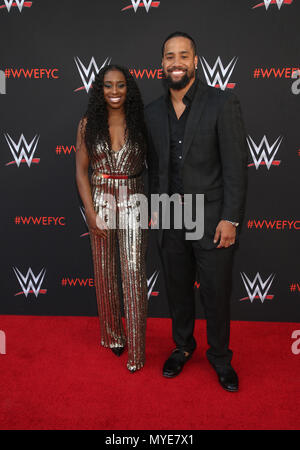 Jimmy Uso and Trinity Fatu Stock Photo - Alamy