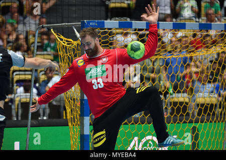 German handball player and goalkeeper Andreas Wolff (THW Kiel Stock ...