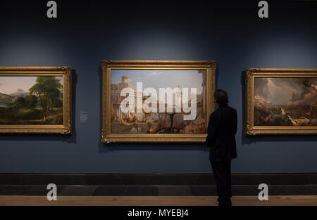 The Course of Empire Consummation Thomas Cole 1835 1836 Stock Photo - Alamy